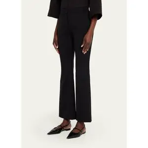 Lafayette 148 New York Gates Cropped Flare-leg Pants