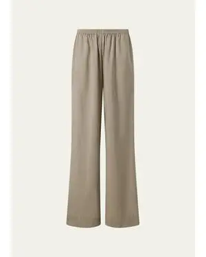 Attersee The Slouch Pants In Lightweight Wool Suiting