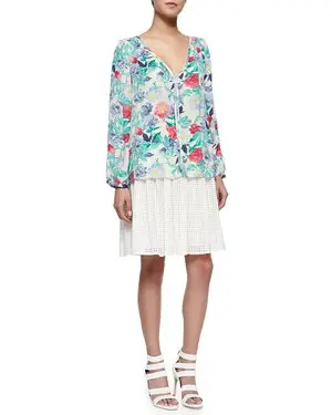 Attersee Sheer Cotton Voile Oversized Utility Shirt
