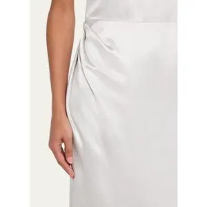 Giorgio Armani Satin Midi Dress