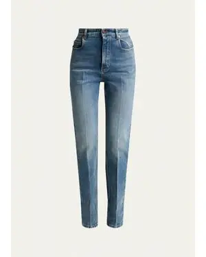 Balenciaga High-rise Slim-leg Jeans