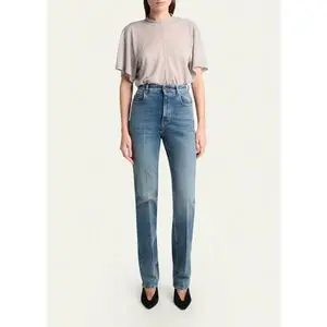 Balenciaga High-rise Slim-leg Jeans