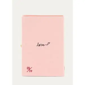 OLYMPIA LE-TAN Voyages Rome City Book Clutch Bag - Ballet
