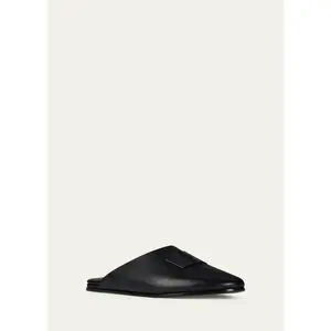 Givenchy Label Leather Mules