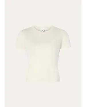 Attersee Cashmere-silk Short-sleeve Tee