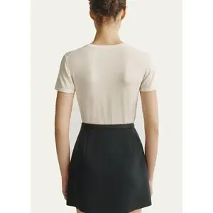 Attersee Cashmere-silk Short-sleeve Tee