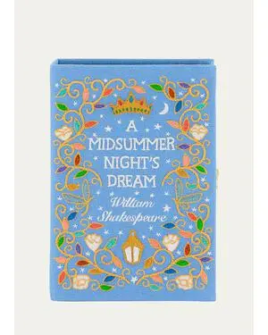 OLYMPIA LE-TAN A Midsummer Night's Dream Book Clutch Bag - Viola