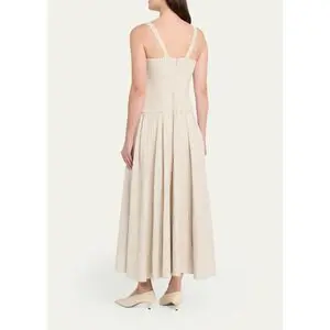 Anna Quan Marcelle Drop-waist Maxi Dress