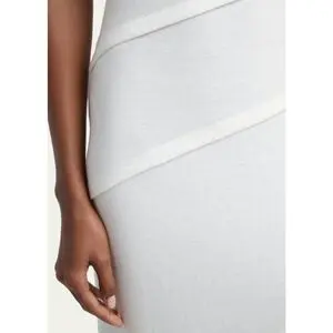 Proenza Schouler Hilma Cap-sleeve Column Dress - White