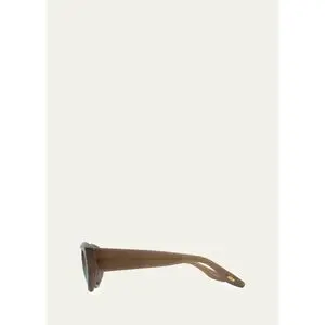 Barton Perreira Robinson 56mm Rectangular Sunglasses