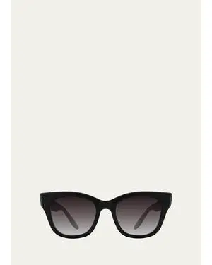 Barton Perreira Gibson 50mm Acetate Cat-eye Sunglasses - Black
