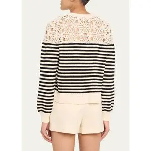 FRAME The Coastal Stripe Cardigan