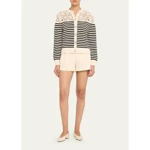 FRAME The Coastal Stripe Cardigan