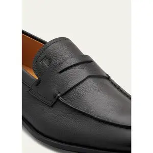 TOD'S Mocassino Gomma Leather Penny Loafers