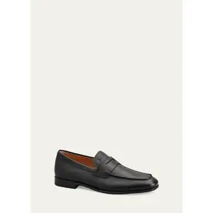 TOD'S Mocassino Gomma Leather Penny Loafers
