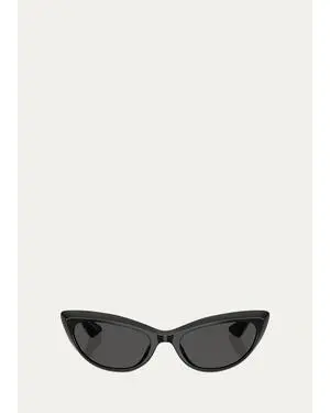 KHAITE X OLIVER PEOPLES 1963c 53mm Cat-eye Sunglasses - Black