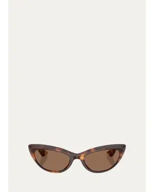KHAITE X OLIVER PEOPLES 1963c 53mm Cat-eye Sunglasses - Brown