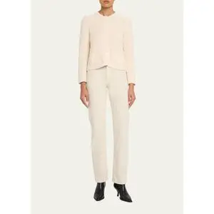 Majestic Filatures Button-front Organic Cotton Knit Cardigan