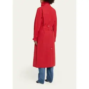 Proenza Schouler White Label Corey Belted Trench Coat