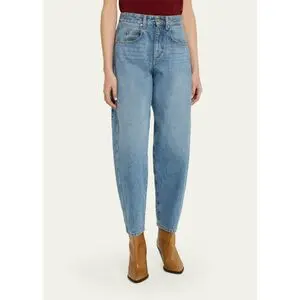 Isabel Marant Étoile Oriane Barrel-leg Ankle Jeans