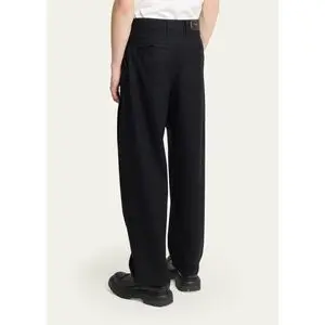 Givenchy Wool Flannel Straight-leg Trousers