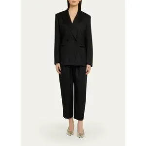 Isabel Marant Étoile Ranya Pinstripe Double-breasted Jacket