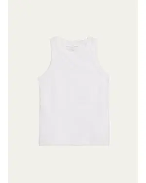 Majestic Filatures Deluxe Organic Cotton Tank Top Blanc