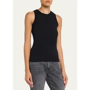 Majestic Filatures Deluxe Organic Cotton Tank Top - Noir