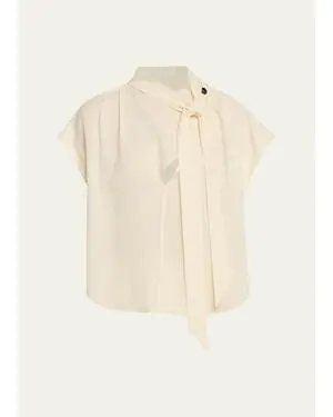 Isabel Marant Étoile Selene Tie-neck Blouse