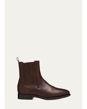 Brunello Cucinelli Leather Chelsea Boots - Brown