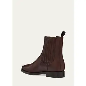 Brunello Cucinelli Leather Chelsea Boots - Brown