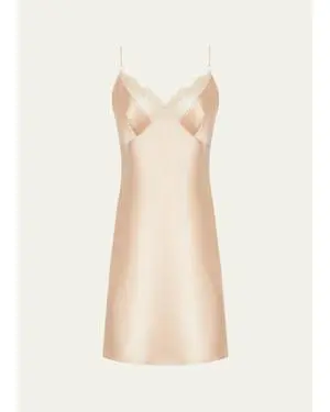 Lise Charmel Elegance Artist Lace-trim Chemise - Nude