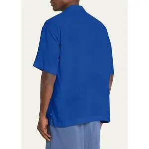 Issey Miyake Floating Linen Short-sleeve Shirt