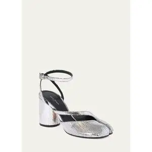 MAISON MARGIELA Tabi Broken Mirror Leather Split-toe Pumps