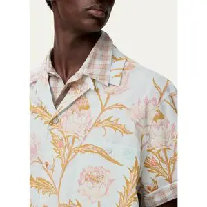 Loewe X Paula's Ibiza Artichoke-print Short-sleeve Shirt