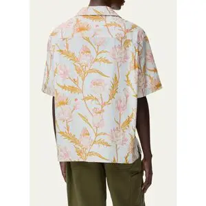Loewe X Paula's Ibiza Artichoke-print Short-sleeve Shirt