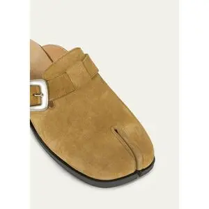 MAISON MARGIELA Tabi Anatomic Split-toe Suede Mules