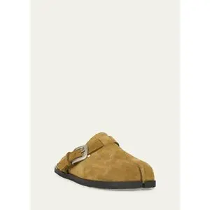 MAISON MARGIELA Tabi Anatomic Split-toe Suede Mules
