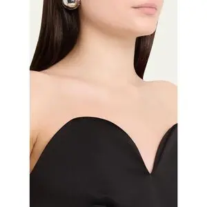 Marc Jacobs Satin Daisy Belted Dress