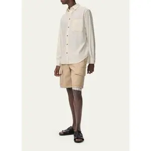 Loewe X Paula's Ibiza Washed Cotton Cargo Shorts