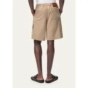 Loewe X Paula's Ibiza Washed Cotton Cargo Shorts