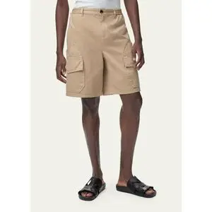 Loewe X Paula's Ibiza Washed Cotton Cargo Shorts