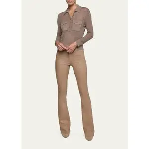 L'Agence Carine Cashmere-blend Sweater - Coffee Bea