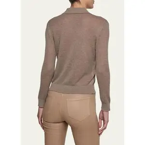 L'Agence Carine Cashmere-blend Sweater - Coffee Bea