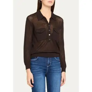 L'Agence Carine Cashmere-blend Sweater - Coffee Bea
