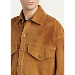 Versace Suede Blouson Jacket