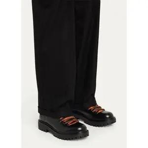 Prada St Moritz Leather Lug-sole Hiking Boots