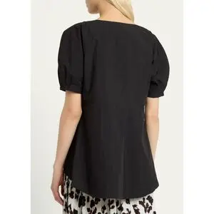 Proenza Schouler Tia Puff-sleeve Parachute Cotton Blouse