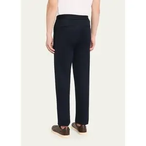 MAURIZIO BALDASSARI Jersey Straight-leg Drawstring Pants