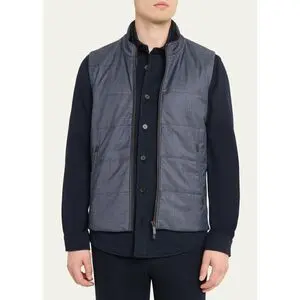 MAURIZIO BALDASSARI Arena Vest With Knit Inserts